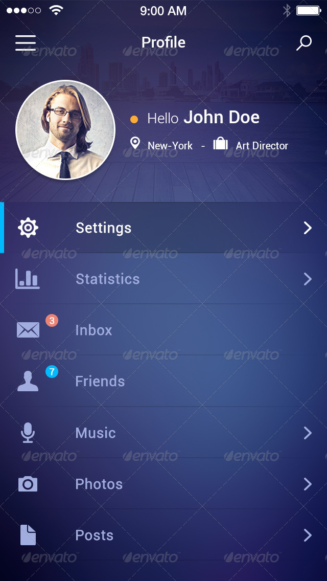 Flat UI Kit, Web Elements | GraphicRiver